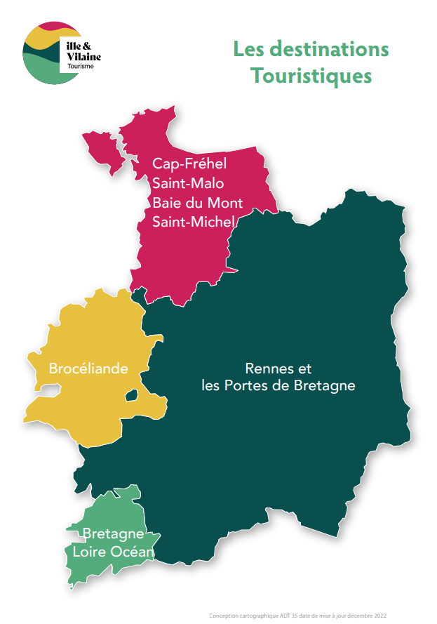 Cartes du territoire | Ille-et-Vilaine Tourisme (35) en Bretagne