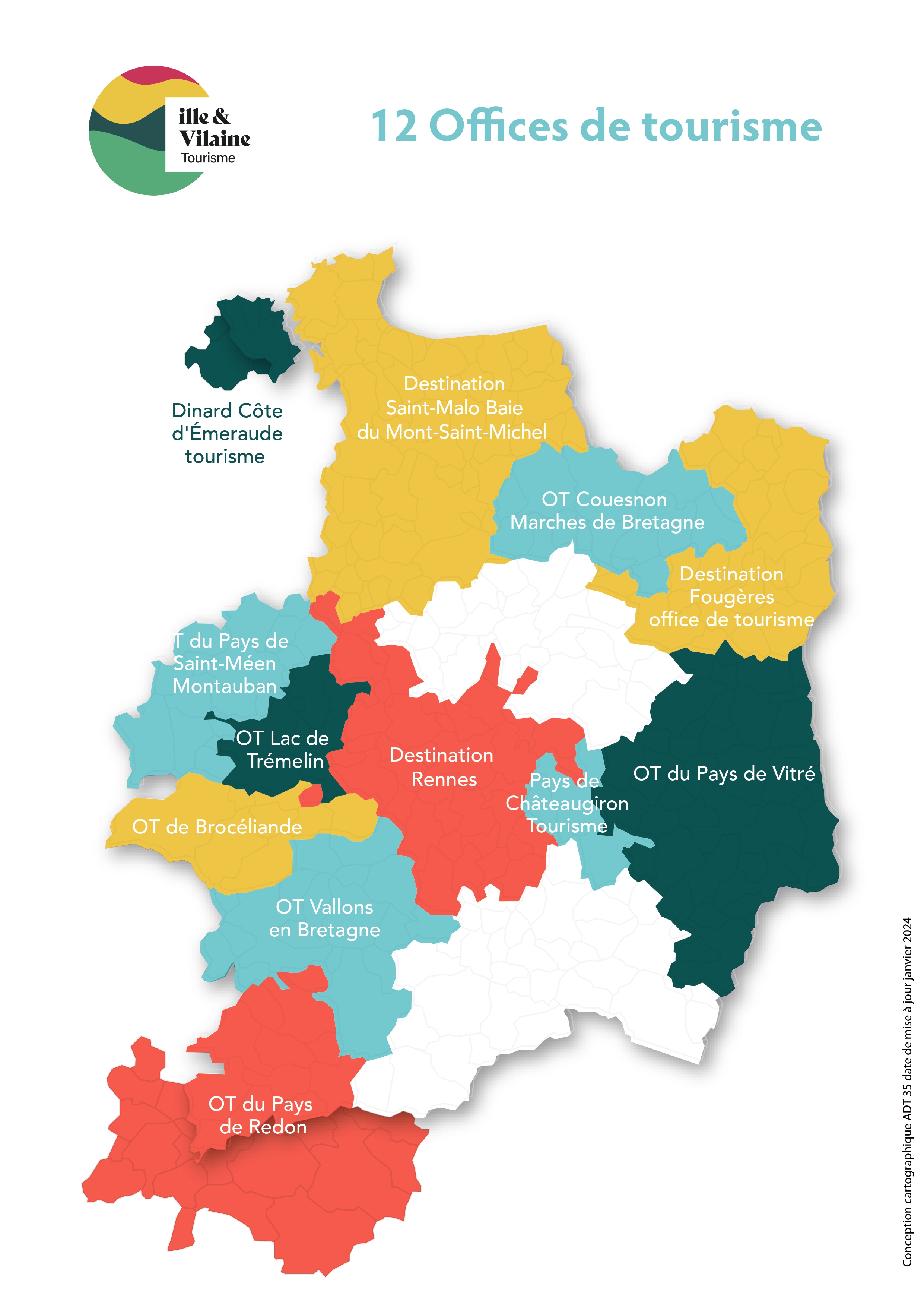 Cartes du territoire | Ille-et-Vilaine Tourisme (35) en Bretagne